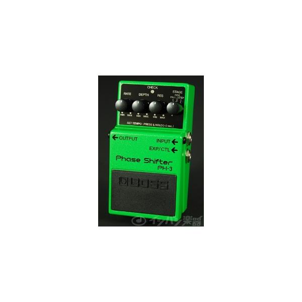 ## 3UZCLPZ2EC ##フェイザーは電子的に位相をずらすことで、フィルターの周期的な変化による効果を得ることができるエフェクターです。1977年にBOSSコンパクト・エフェクター初のフェイザーとして登場したPH-1は、暖かな4STA...