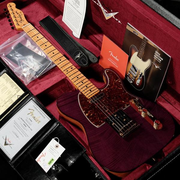 アメリカで行われた、ディーラー向けのフェンダーカスタムショップ選定イベントにて、当店が獲得したカスタムデラックス!!フェンダーの中でも、モダンなスペックで人気のカスタムデラックス。ボディトップはすばらしいAAAグレードのフレイムメイプルに、...
