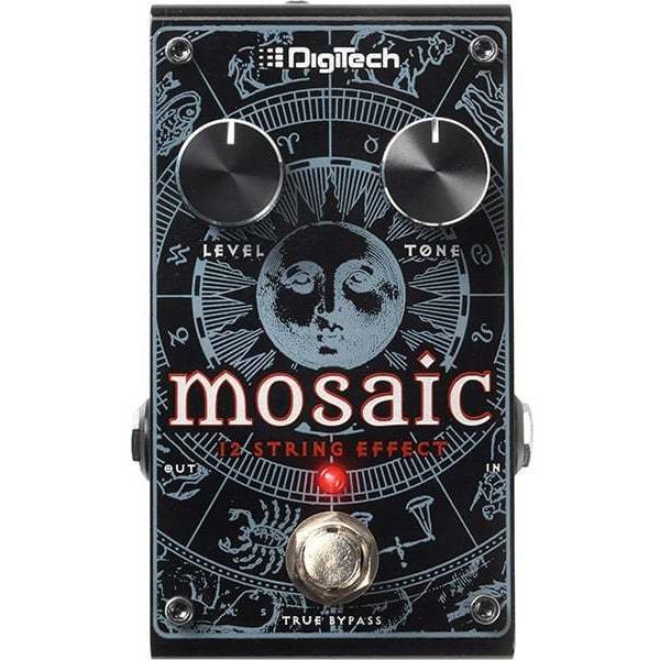 The DigiTech Mosaic Polyphonic 12-String effect pedal は、6弦のエレクトリック・ギター、あるいは6弦のエレクトリックアコースティックギターから、響きの豊かな12弦ギターのサウンドを創造す...