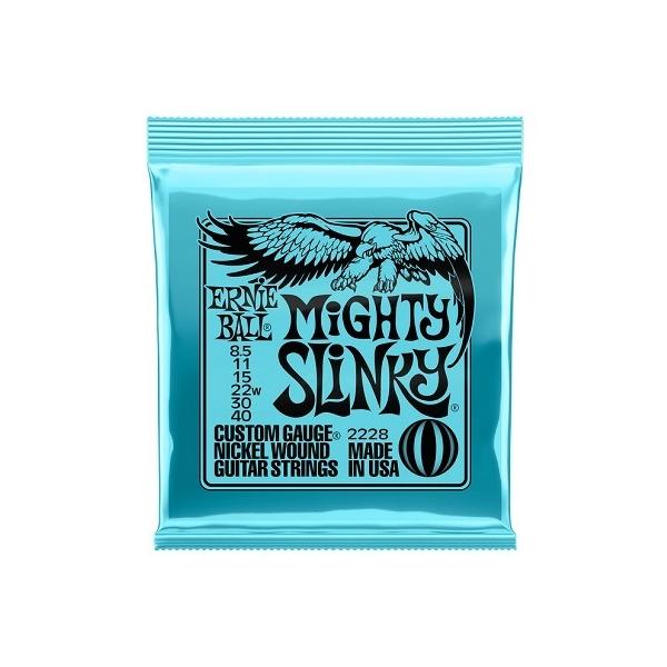 アーニーボール・ニッケル・ワウンド・エレクトリック・ギター・ストリングスは、ニッケル・メッキのスチール・ワイヤーをスズ・メッキのヘキサ・スチール・コアワイヤーに巻き付けたワウンド弦と、特別に調合されたスズ・メッキのハイカーボン・スチールのプ...