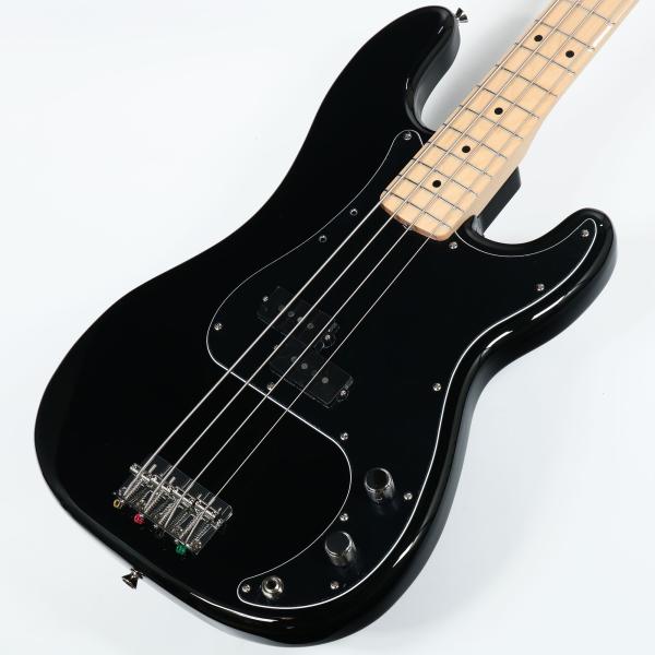”Traditional 70s Precision Bass”に待望のブラックカラーが登場！3-Ply Blackピックガードとの組み合わせ、漆黒のボディとメイプル指板の組み合わせは当にロックの王道！ありそうで無かった、最高にロックでパン...