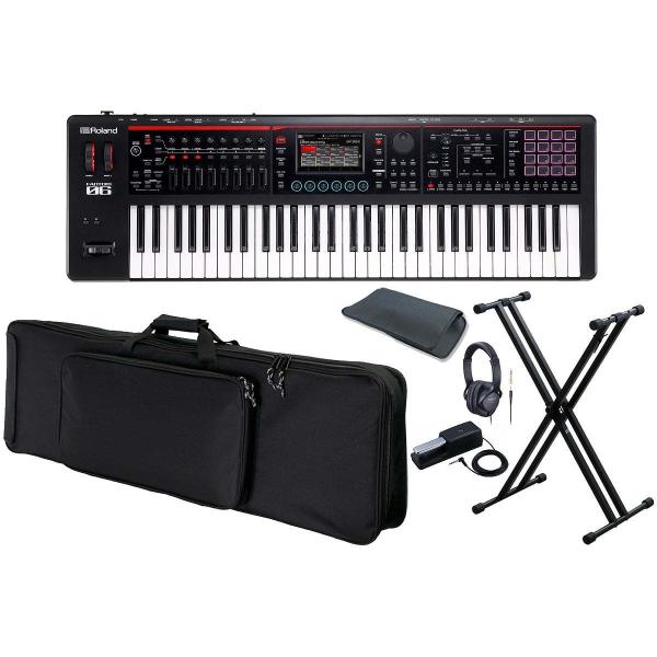 背負えるキーボードケースとX型キーボードスタンドのお買い得セット！セット内容●Roland / FANTOM-06●Roland / DP-10 (ダンパー・ペダル)●Roland / RH-5 (ヘッドホン)●KC / KBB61 (背負...