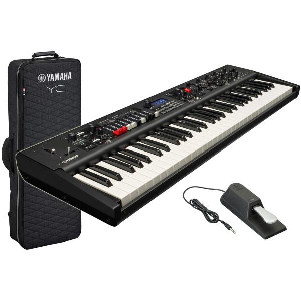背負える純正ソフトケース「SC-YC61」とダンパーペダル「FC4A」のセット！ヤマハの初代「YCシリーズ」であるYC-10は、ビートルズなどのバンドブームにより可搬性の高いオルガンへの関心が高まった1969年に発売されました。その優れた可...
