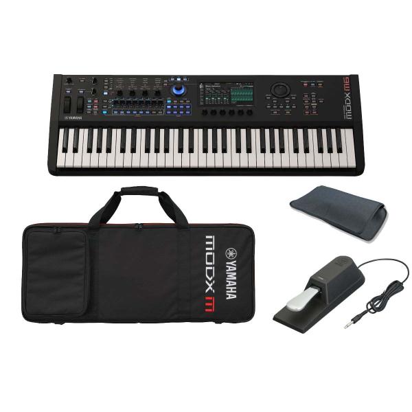 背負える専用プレミアムソフトケース「SC-MODX M6」、純正サスティンペダル「FC4A」セット！小物入れなどに便利な当店オリジナルスリーブバッグをプレゼント！フラッグシップモデル「MONTAGE Mシリーズ」の豊かな表現力と高い操作性を...