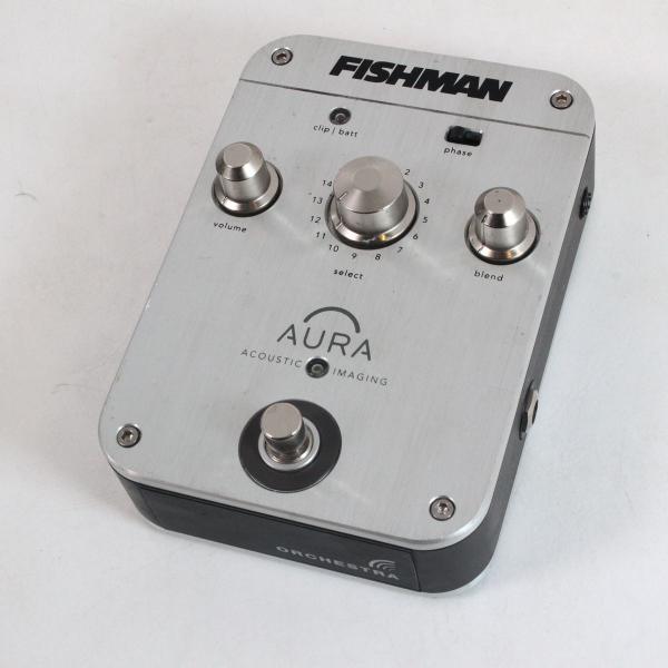 FISHMAN / AURA AcousticImagingPedal Orchestraがused入荷です。16種類のトーンの中からジャンルや会場にあったサウンドを選択し創出可能なモデル!!ピックアップのサウンドをマイクで収音したような立...