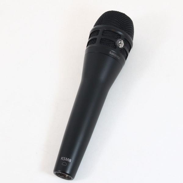 SHURE / KSM8B-Jがused入荷です。ハンドヘルド型のプレミアムマイクロホンKSM8従来の全てのダイナミックマイクロホンは、原型であるShure Unidyne テクノロジーをモデルとしたシングル・ダイアフラム・デザインを採用し...