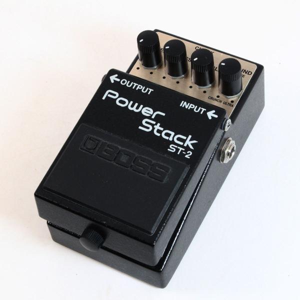 BOSS / ST-2 Power Stackがused入荷です。ビンテージスタックアンプ特有のサウンドと、幅の広い歪みサウンドを生み出す新感覚のコンパクトエフェクターです。スタックアンプのパワー感と弾き心地、そして上質な箱鳴り感を創出。通...