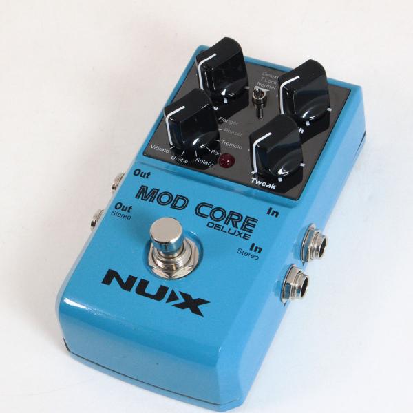 NU-X / MOD CORE Deluxeがused入荷です。コーラス、フランジャー、フェイザー、トレモロ、ロータリー、パン、Ｕバイブそしてビブラートが入ったコンパクトエフェクターMOD CORE。それぞれのエフェクトには2つのアルゴリズ...
