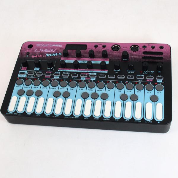 SONICWARE / LVN-030 LIVEN BASS&amp;BEATSがused入荷です。唸りを上げるWobble Bassサイドチェインが生む強烈なグルーヴWavetableベースシンセ＆リズムマシンシンセエンジンにはWavet...