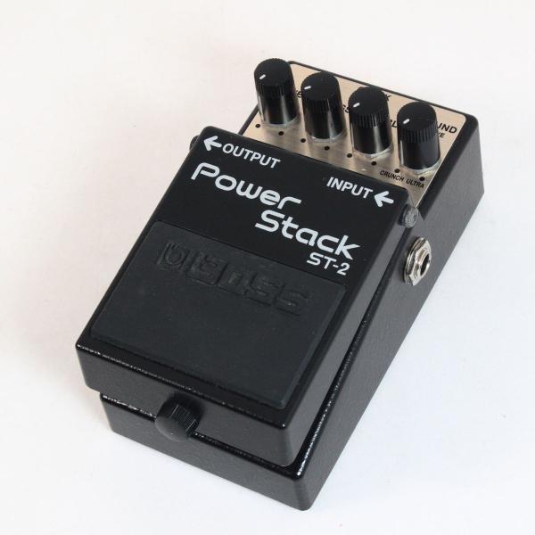 BOSS / ST-2 Power Stackがused入荷です。ビンテージスタックアンプ特有のサウンドと、幅の広い歪みサウンドを生み出す新感覚のコンパクトエフェクターです。スタックアンプのパワー感と弾き心地、そして上質な箱鳴り感を創出。通...