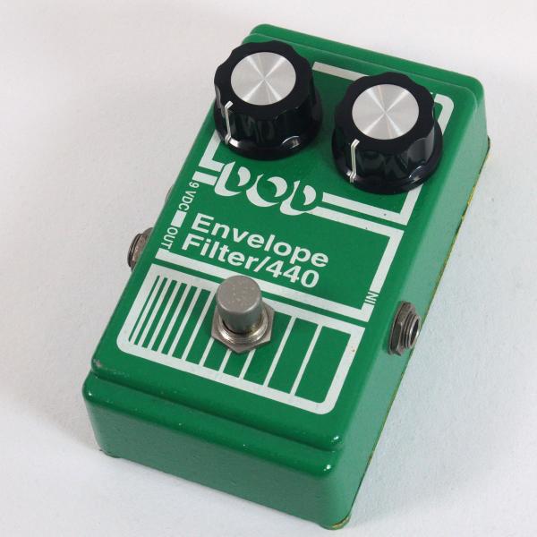 DOD / 440 Envelope Filterがused入荷です。DOD Envelope Filter 440は、唸るようなサウンドから、ピックのアタックに応じてゆっくりとスイープが掛かり泣き声のようなサウンドを作ることができる個性的...