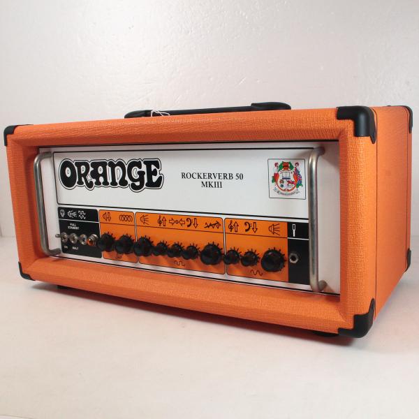 ORANGE / Rockerverb 50H Mk-IIIがused入荷です。CleanとDirty ( ドライブ )の2チャンネルヘッドアンプ。Rockerverb 50 MKIII ヘッドは、10 年以上にわたるユーザーからのフィード...