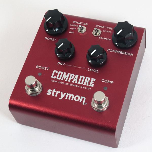 Strymon / COMPADREがused入荷です。シグナルチェーンは、可能な限りのベストなギタートーンで始めたいですね。まず、スタジオレベル（スムーズで明瞭度の高いコンプレッション＆ビンテージスタイルのスクィージング）の二つのアナログ...
