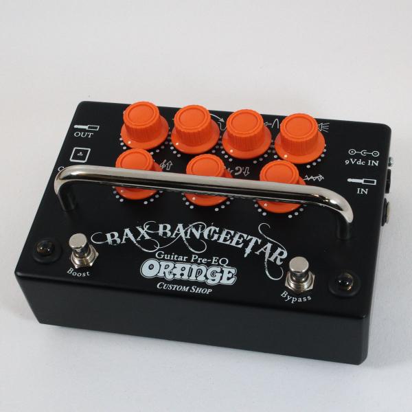 ORANGE / Bax Bangeetar  Guitar Pre-EQがused入荷です。Bax Bangeetarは、ユニークなEQコントロールと汎用性のあるレンジの広いゲインを持つ、ギタープリアンプ・ペダルです。よく使われる逆接のク...