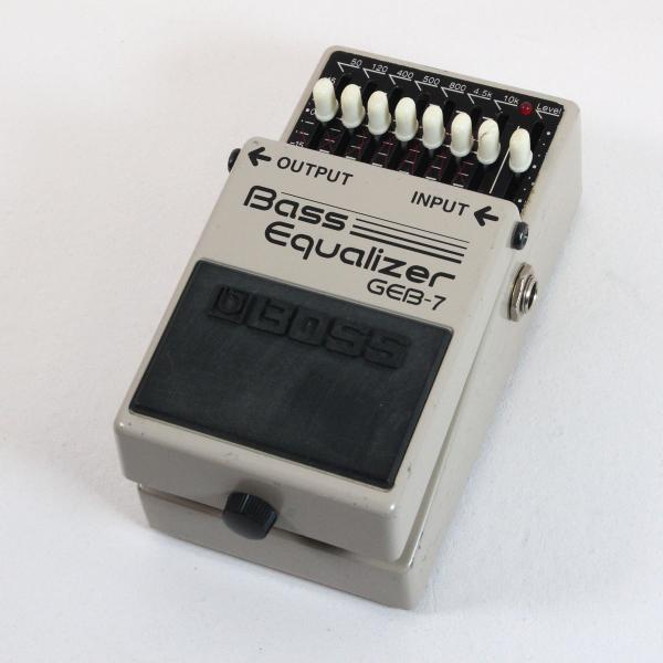 BOSS / GEB-7がused入荷です。ベース用グラフィックイコライザー。各周波数帯域のブースト/カットにより繊細なサウンドメイクから大胆なサウンドへのアプローチを可能にしてくれるモデルです。※フェーダーのノブ数点に割れあり。【イシバシ...