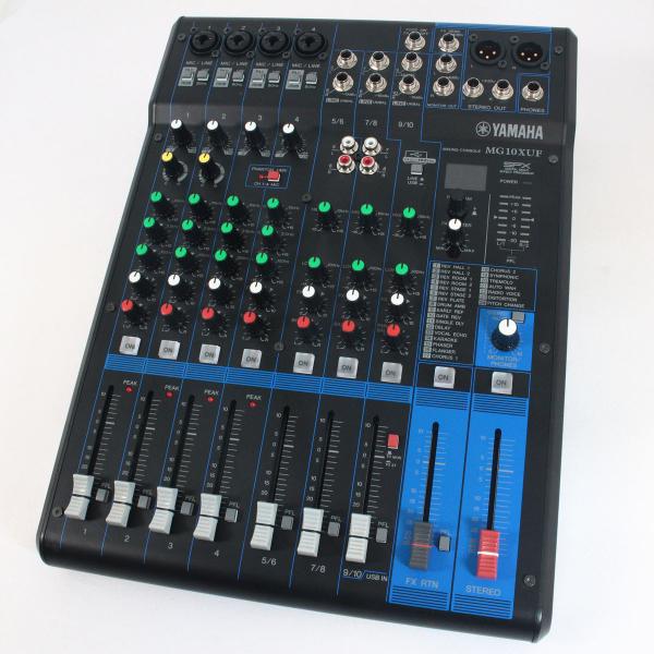YAMAHA / MG10XUFがused入荷です。デジタルマルチエフェクトプロセッサー「SPX」を搭載した10chアナログミキサーMG10XUFの全モノラルインプットには、上位モデル「MGP シリーズ」と同仕様の、高品位なディスクリート ...