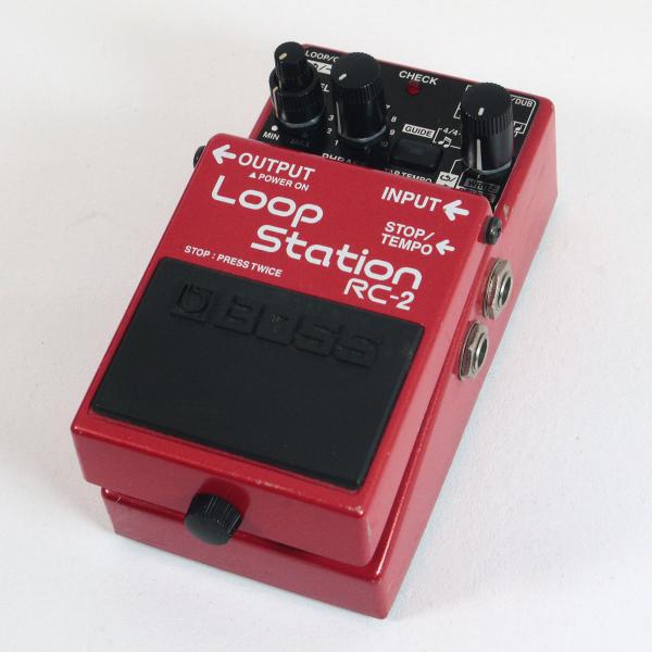 BOSS / RC-2 / Loop Stationがused入荷です。RCシリーズがコンパクトボディに。最大11種類のフレーズを合計16分(モノラル録音)までレコーディング可能。35種類ものリズムガイドパターンを内臓。AUXIN端子も装備...