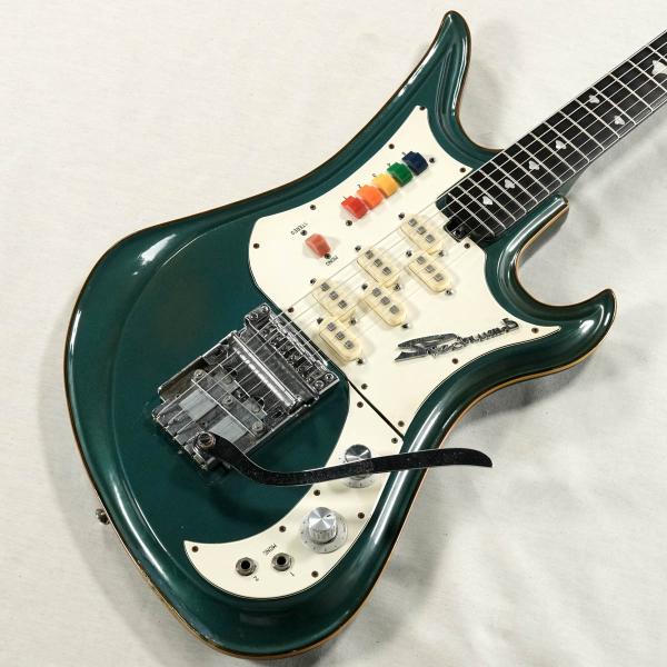 Teisco / 1960s Spectrum 5が入荷!!シリアルは薄く見えにくいですが、ジョイントプレート下に25X002とございます。1960sのオリジナルSpectrum 5の個体です。1960年代を代表する「至高のビザール・ギター...