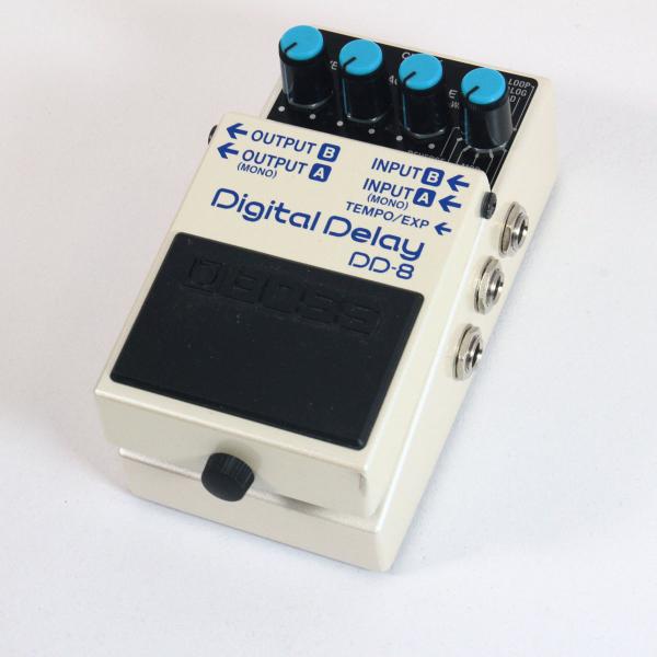 BOSS / DD-8 Digital Delayがused入荷です。最大10秒のディレイ・タイム、11モードによる多彩なサウンドが演出できる高性能ディレイ。DD-8は、高音質、ロング・ディレイなどの多彩な機能を盛り込んだデジタル・ディレイ...