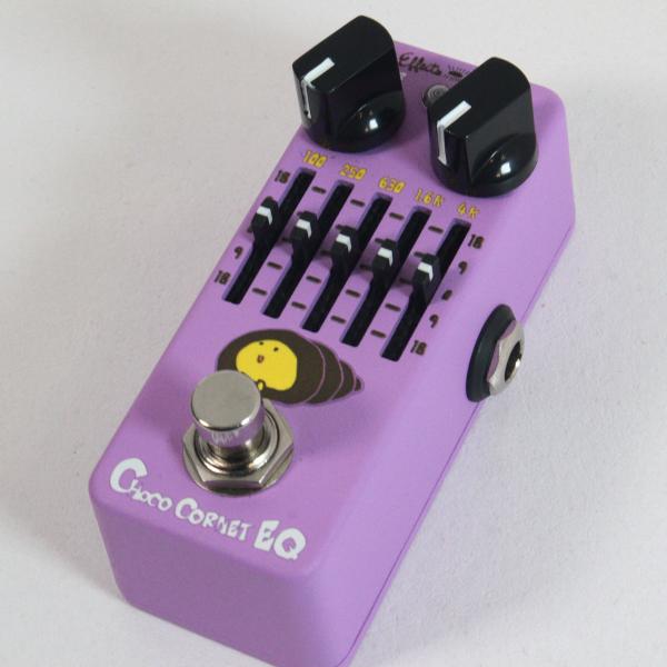 Effects Bakery / Choco Cornet EQがused入荷です。Effects Bakery Choco Cornet EQは、ギターのトーンを彩るグラフィックイコライザーです。5バンドのスライダーと全体のレベルを調整す...