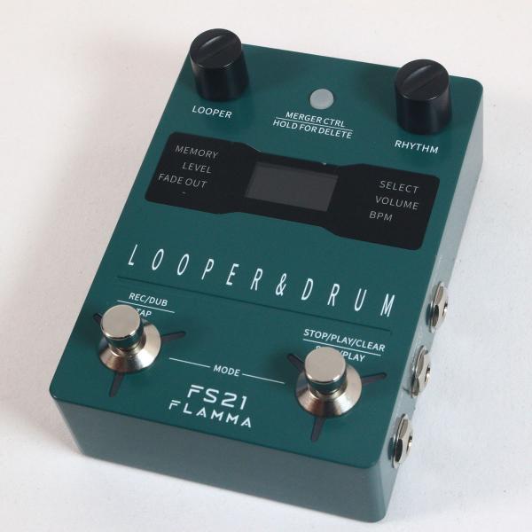 FLAMMA / FS21 Looper&amp;Drumがused入荷です。10のメトロノームオプションと10の異なる音楽スタイルからの100の異なるドラムグルーブを含む堅牢なメトロノームとドラム マシンの機能を組み込むことで、新しいルー...