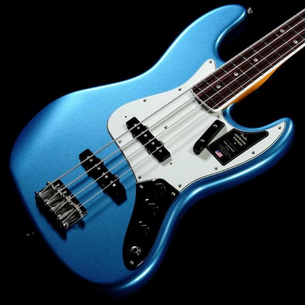 ほぼ未使用に近いアメヴィンが入荷しました!Fender/USA  American Vintage II 66 Jazz Bass Lake Placid Blue でございます。アルダーボディ、メイプルネック、ローズウッド指板に、ドットイ...
