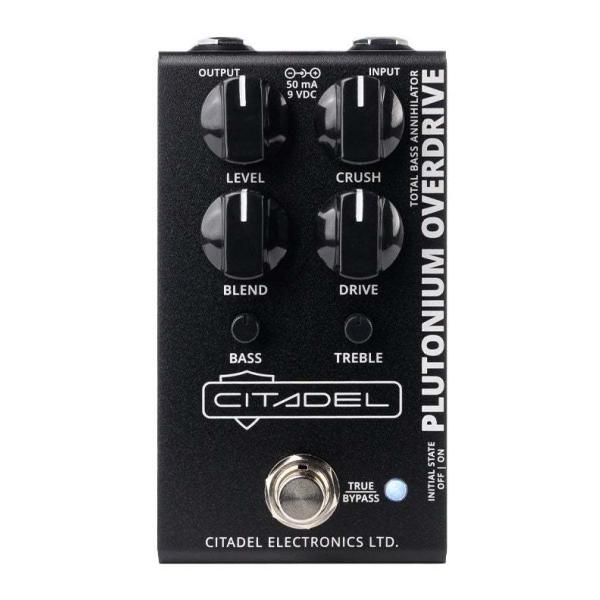 Plutonium Overdriveは、Citadel Electronicsの開発チームが長年培ってきたベース・ペダルにおけるノウハウを惜しみなく投入した、ベース専用のアナログ・オペアンプに基づくディストーションです。独自の“CRUSH...