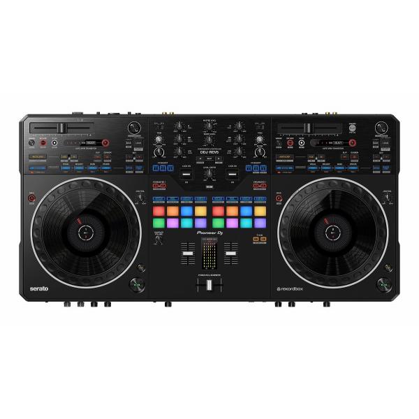 スクラッチスタイル 2ch パフォーマンスDJコントローラーDDJ-REV5は大型ジョグとMAGVEL FADERを搭載し、世界中のオープンフォーマットDJが慣れ親しんだレイアウトを採用しました。STEMS機能や業界初の新機能AUTO BP...