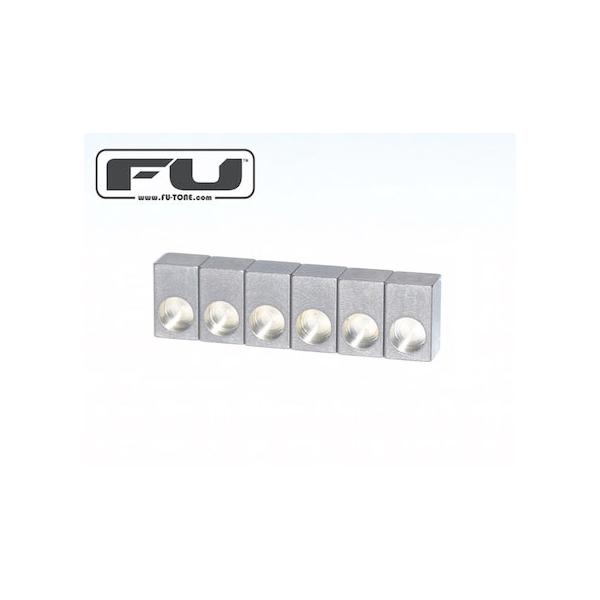 ◆Titanium Saddle Insert (1) ・各種類-1個（1個販売、7弦、8弦対応）FU-Tone チタンインサートブロックは、厳選された最高のチタンから作られています。チタンといってもいろいろなグレードがあります。チタン製と...