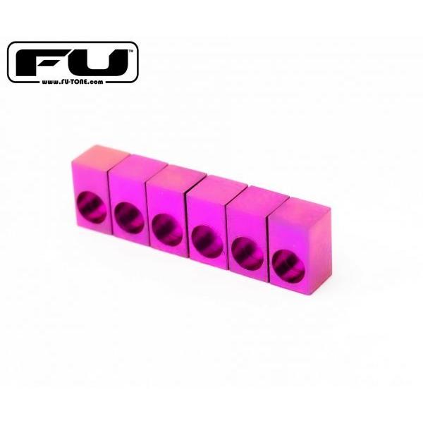 ◆Titanium Saddle Insert (1) ・各種類-1個（1個販売、7弦、8弦対応）FU-Tone チタンインサートブロックは、厳選された最高のチタンから作られています。チタンといってもいろいろなグレードがあります。チタン製と...