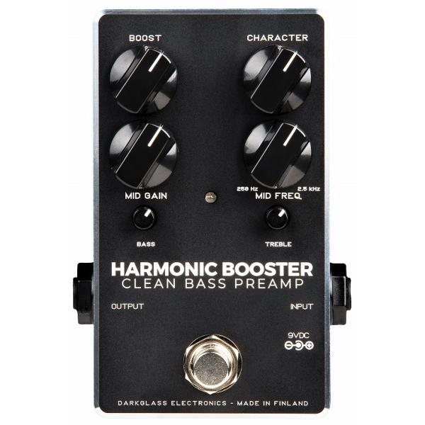 Darkglassのディストーション回路をデザインする過程で育まれた、倍音のコントロール技術とフィルタリング技術を応用したブースターにフレキシブルなイコライザーを搭載。強力なトーンシェイピングを可能とします。Characterコントロールを...