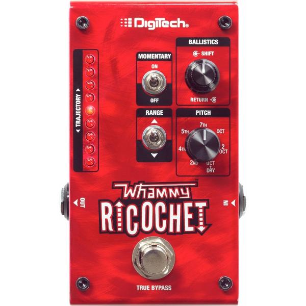 Whammy Ricochet（リコシェ）はあなたのプレイしたフレーズのピッチを上にあるいは下にバウンスさせます。それはしっかり制御された状態でも、狂ったような状態にでも自由に設定することができます。Whammy Ricochet（リコシェ...