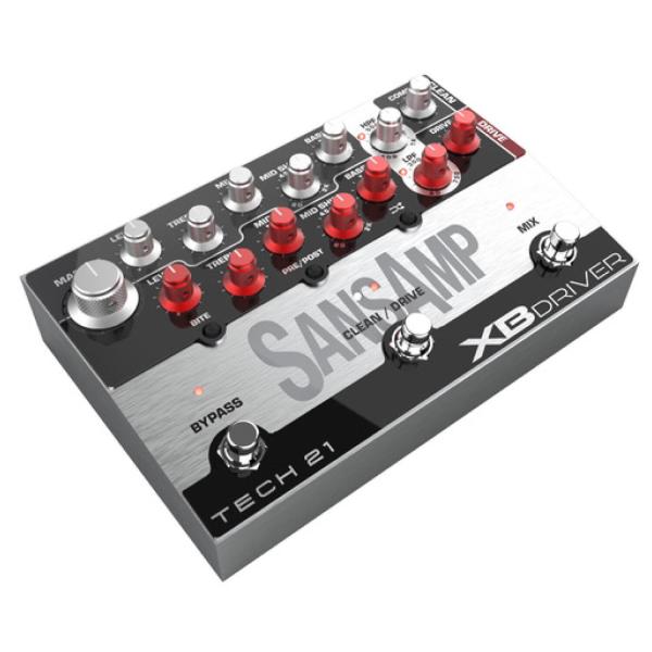 SansAmp XB Driverは30年以上にわたるベース用ギアの設計の集大成したペダルです。SansAmp Bass Driver DI、Para Driver DI、Q￥Strip、dUg Pinnick Ultra Bass 100...