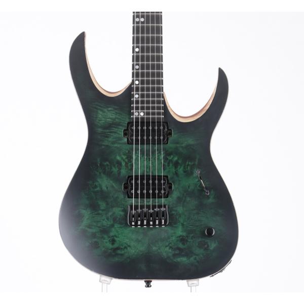 MAYONES Duvell Elite 6 Trans Dirty-Green-Burst Satine 中古入荷いたしました！ポーランドのギターブランド、Mayonesのオリジナルモデル。3Aアイポプラトップにマホガニーバックのボディ、...