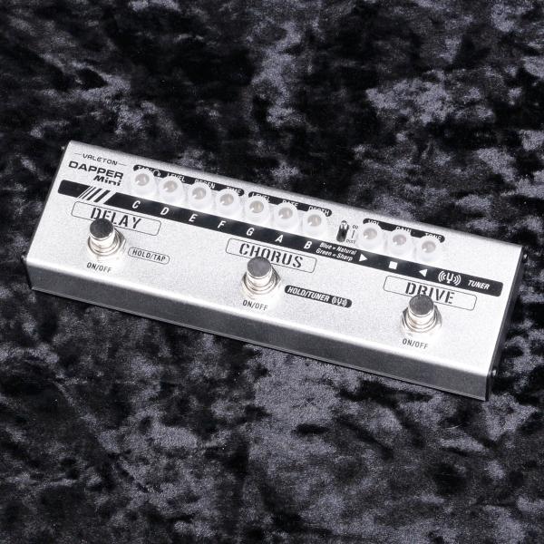 VALETON Dapper Mini / Effect Strip が中古で入荷しました!■ チューナー、ドライブ、コーラス、ディレイを1台に集約した多機能エフェクトストリップ■ オーバードライブとディストーションを切替可能なDRIVEモ...