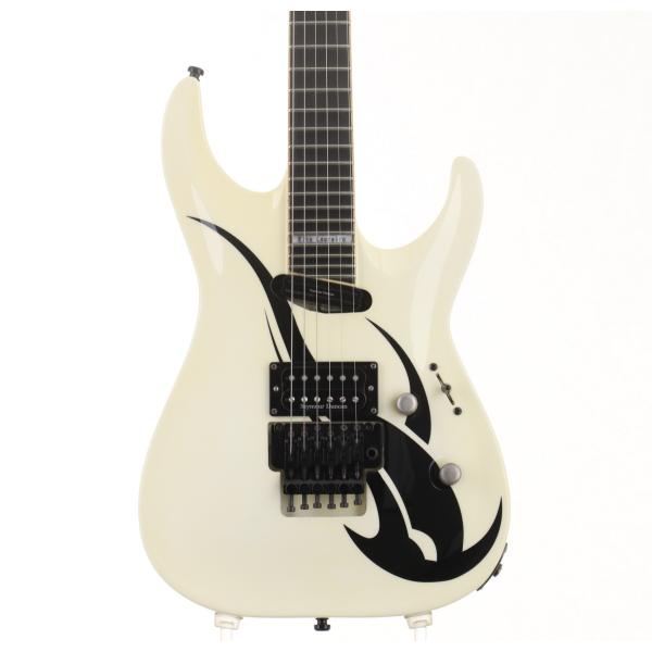 EDWARDS E-KL-170 Kiko Loureiro signature White 中古入荷いたしました!ANGRAやMEGADETHで活躍のギタリスト Kiko Loureiroのシグネイチャーモデル。メイプルトップ・マホガニー...