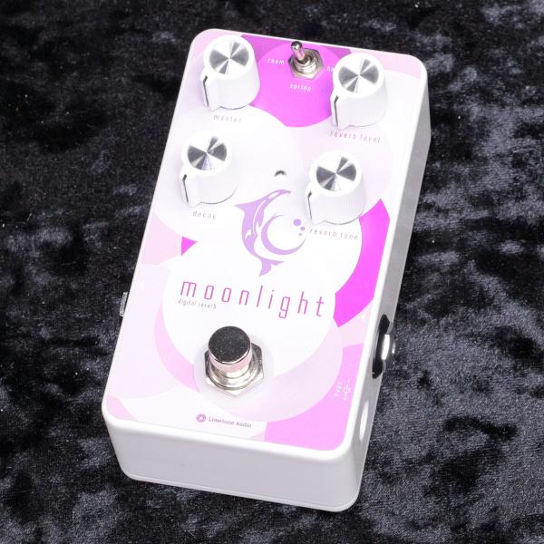 Limetone Audioのmoonlightは、入力されたドライ音をアナログ信号のまま扱い、デジタルで生成したリバーブ音を内部の高品質ミキサー回路でアナログミックスして出力します。リバーブの音色はspring、room、hallから選択...