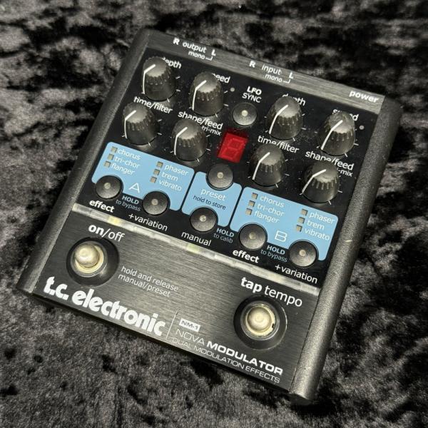 TC ELECTRONIC / NM-1 Nova Modulator の中古品が入荷!新開発のモジュレーション・アルゴリズム「Tri-Chorus」と「Through-Zero-Flanger」を含む7種類のエフェクトを搭載し、多彩なモジ...