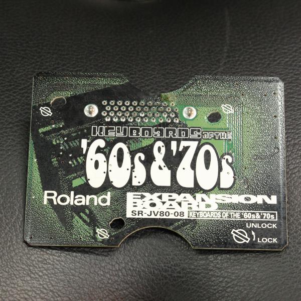 RolandのSR-JVシリーズ音色ボードです。60年代70年代のエレピやオルガンなどの鍵盤サウンドを搭載。
