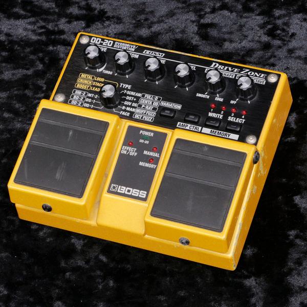 ボスの人気ドライブサウンドをこの1台に凝縮!!BOSS OD-20 Drive Zoneは、名機とされる数々のオーバードライブ/ディストーションの個性を一台に凝縮したモデリングペダルで、アナログの質感を重視したCOSM技術により、太さ・抜け...