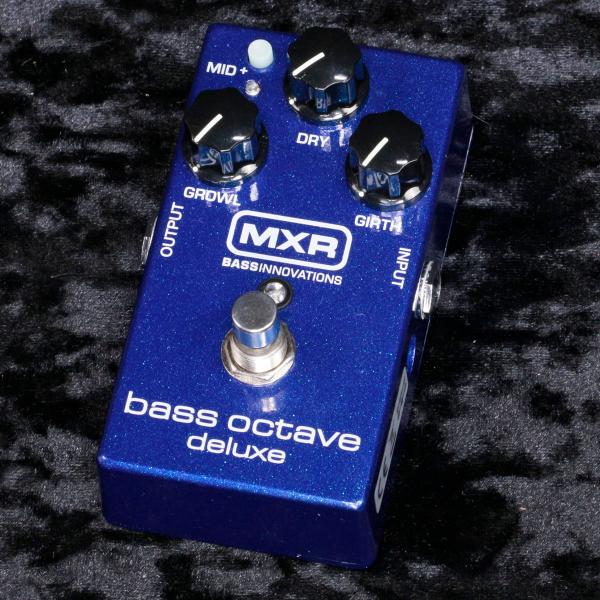 MXRのベース用エフェクトに新たに加わったBass Octave Delux。入力の1オクターブ下の音を加え、さらにそのオクターブ音をデュアル・コントロールし複雑な音作りが可能になっています。400Hzまたは850Hzが内部で切り替え可能な...