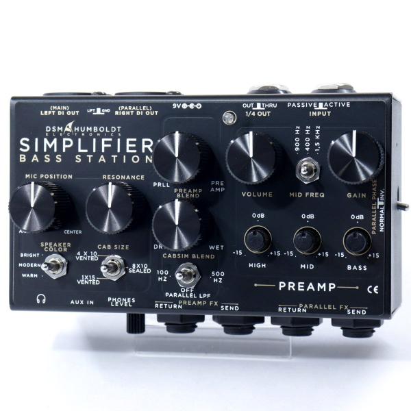 新しいDSM &amp; Humboldt SIMPLIFIER BASS STATIONは、FOHに直接接続したり、何も犠牲にすることなく素晴らしいベーストーンを録音したりするために必要なものをすべて備えています。ゲイン、レベル、セミパラ...