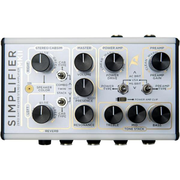 Simplifier MK-IIは、アナログアンプシミュレーションを新たなリアリズムのステージに引き上げます。アナログデバイスならではの瞬時のタッチとダイナミクスを維持しながら、より多くのオプションを提供します。パラメーターをいじることで得...