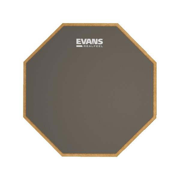 RealFeel by Evans practice pad 12" 2-sidedRealFeel練習パッドは、磨耗に強いダークグレー・ファブリック仕上げのラバーパッドで、最もポピュラーな練習パッドです。自宅練習やリハーサルスタジオ、ライ...