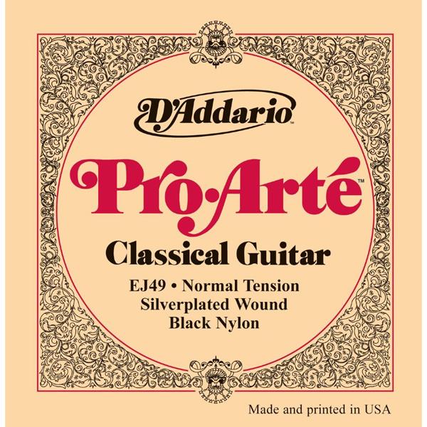 定番中の定番！D&amp;#39;Addario(ダダリオ) ！クラシックギター用ナイロン弦、ノーマルテンションです。Classic Guitar StringsDAddario / EJ-49 / NormalSilver Plated ...