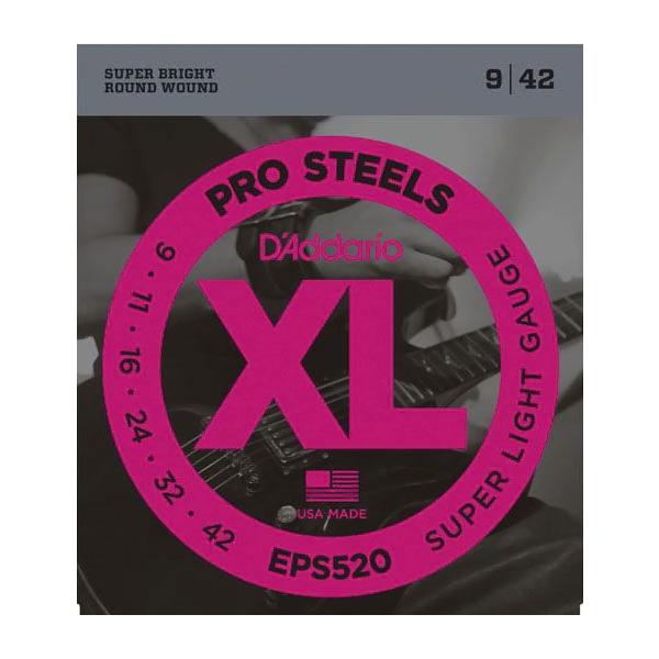 ## UD20140710 ##XL PROSTEELSD&amp;#39;Addario製品の中でも最も磁力特性が高く、かつブライトなサウンドが特徴のエレキギター弦。 特殊な合金を使用することで、良質なハーモニーが実現し、クランチ、サステ...