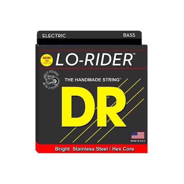 ローライダーシリーズはハイエンドとローエンドが伸び、より深いサウンドを奏でスラップやタッピングなどの奏法との相性が高く技巧派のプレイヤーに愛されるシリーズです。 DRハイビームシリーズと比べ、やや硬めの弦ですが、その剛性による非常に正確なハ...