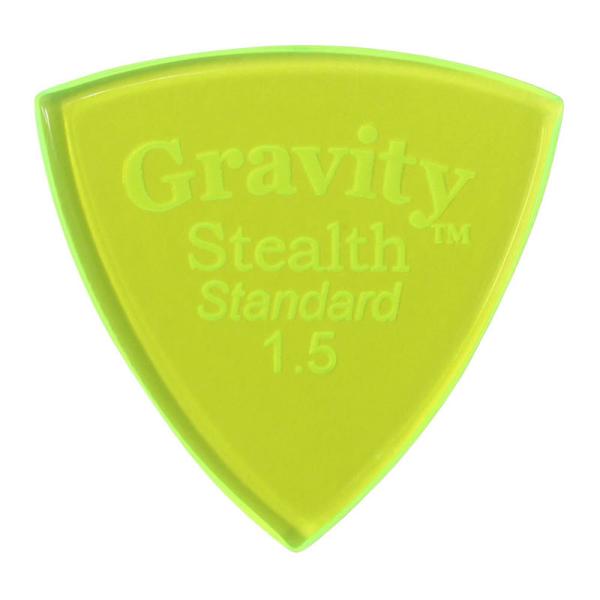 GSSS15P Stealth Standard[1.5mm, Fluorescent Green]ギターピックGRAVITY GUITAR PICKSグラビティギターピックグラビティギターピックは、ハンドメイドでピックを製作するアメリカの...