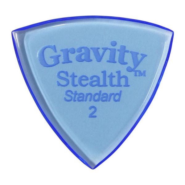 GSSS2P Stealth Standard[2.0mm, Blue]ギターピックGRAVITY GUITAR PICKSグラビティギターピックグラビティギターピックは、ハンドメイドでピックを製作するアメリカのブランド。アクリル素材を職人...