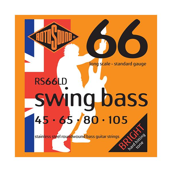 ##  ##RS66LD Swing Bass 66ロトサウンドを代表する最も人気のあるステンレス製ラウンド・ワウンドのベース弦。業界初の独自製法によって生み出されたこのスタイルは、1962年の製造開始以降ベース・サウンドに革命をもたらし、...